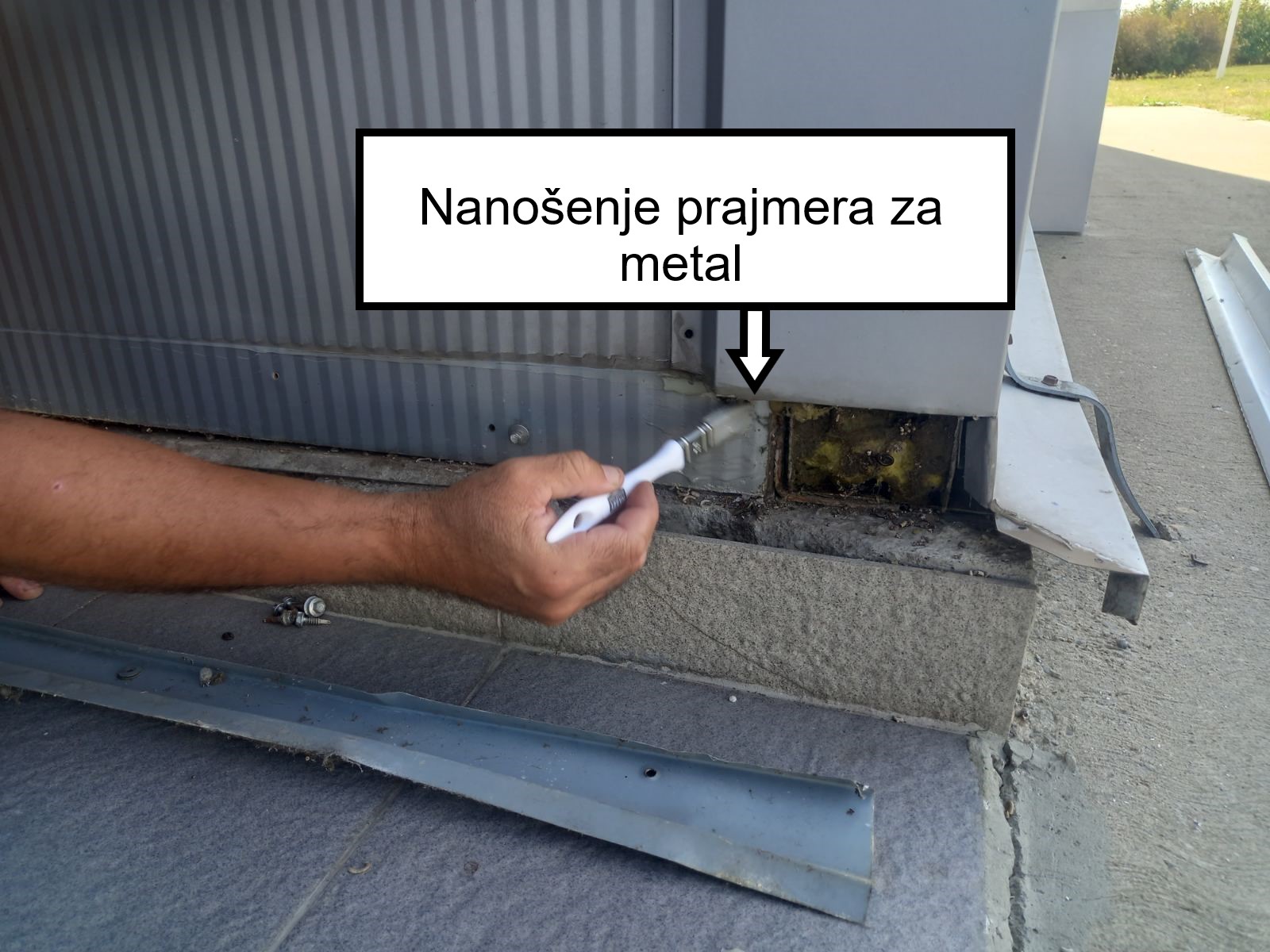 Metro Horeca – Sanacija parapeta – Galerija 1 – DVS izolacija